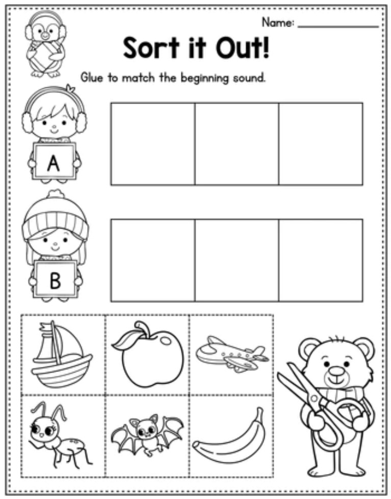 Winter Worksheets For Kindergarten Free Printable Kindergarten Worksheets