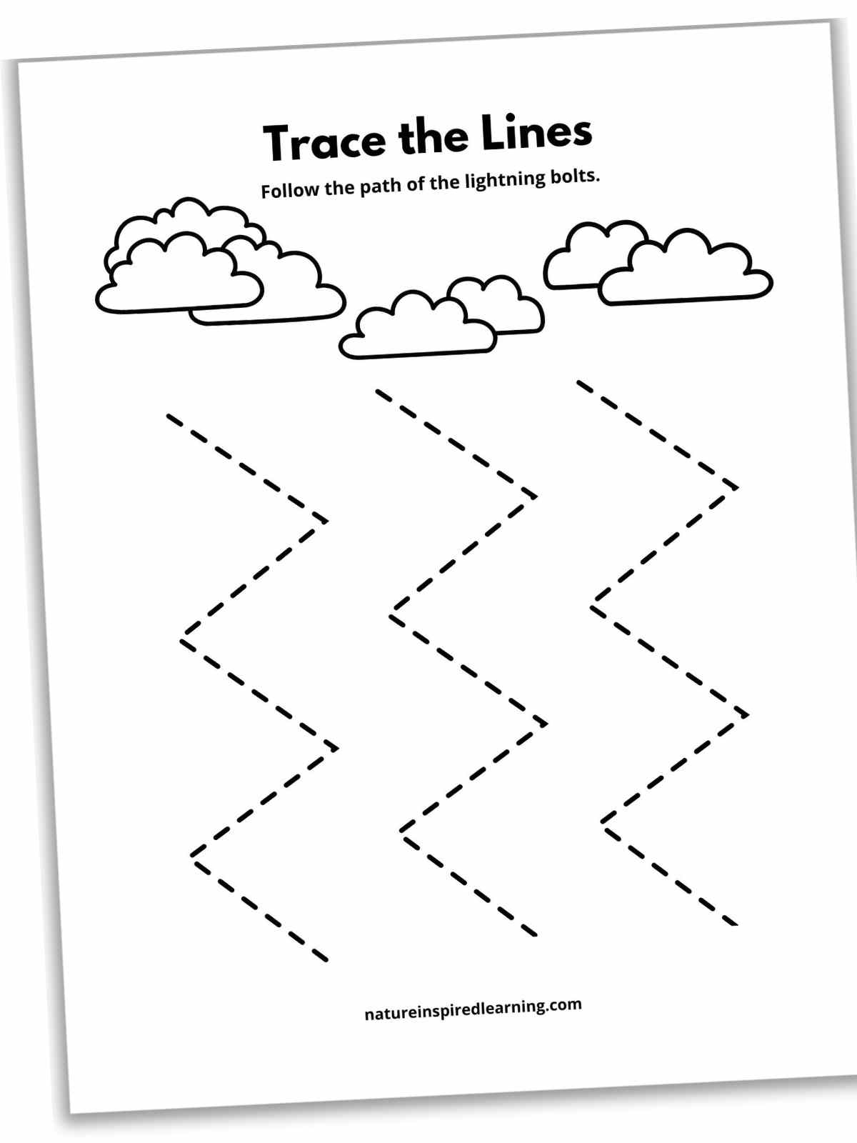 Dotted Lines Worksheets For Kindergarten - Kindergarten Worksheets