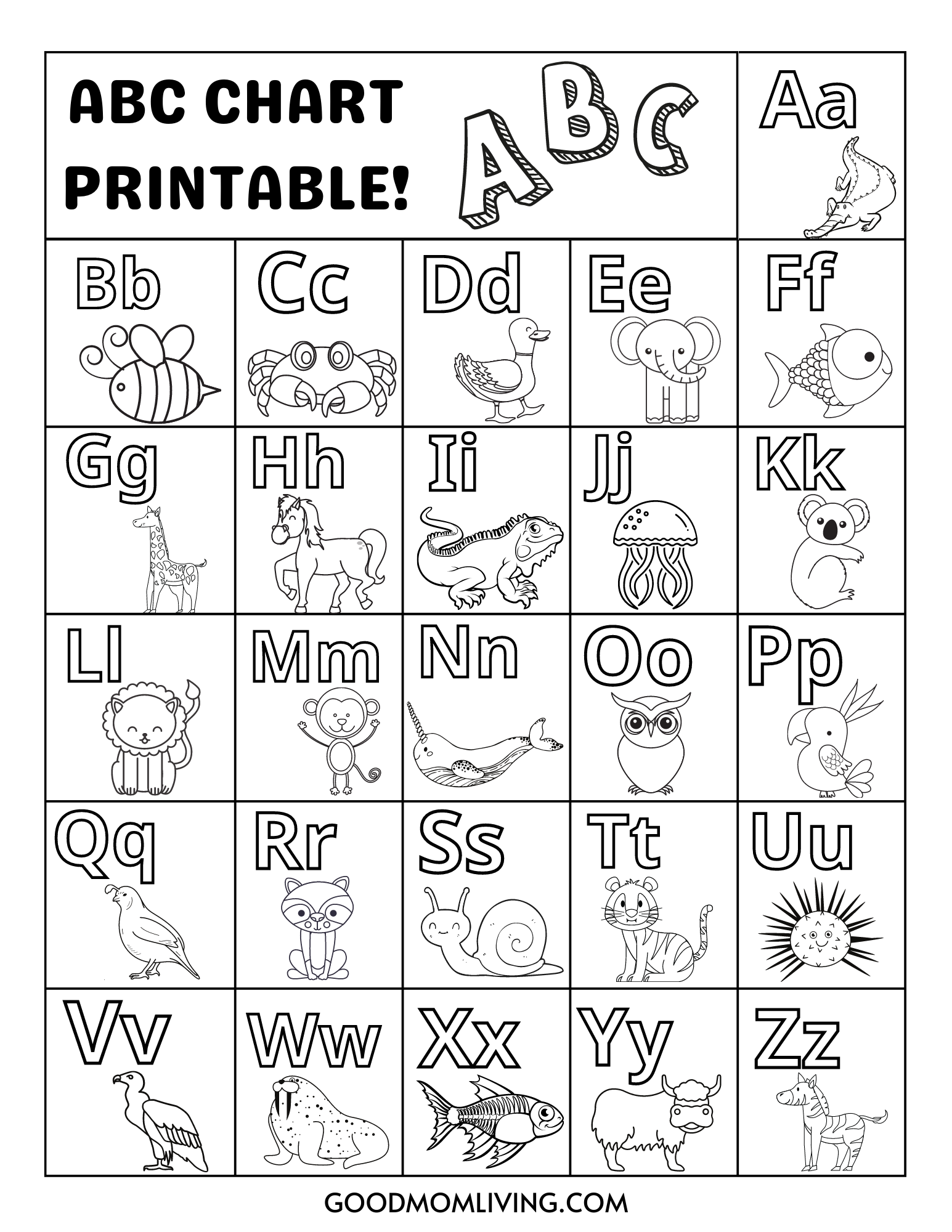 Free Abc Printables For Kindergarten - Kindergarten Worksheets