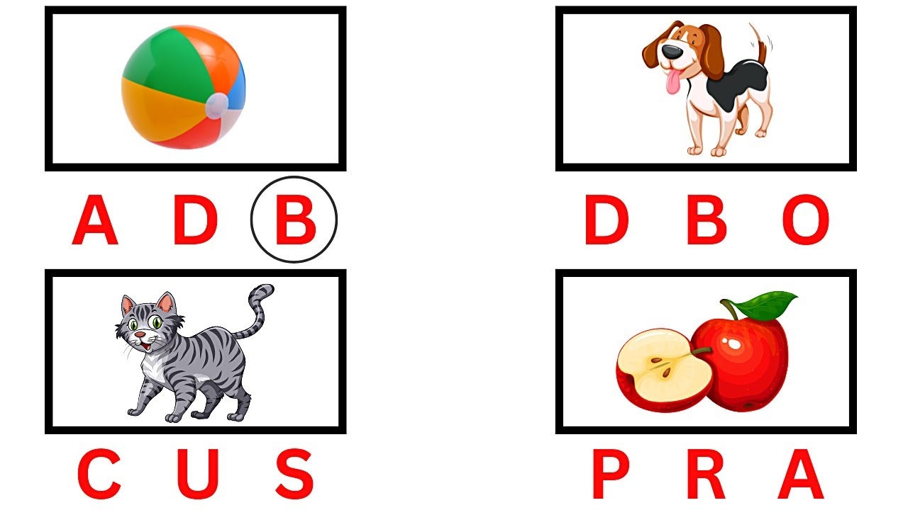 Circle The First Letter Of The Picture Worksheets For Kindergarten ...
