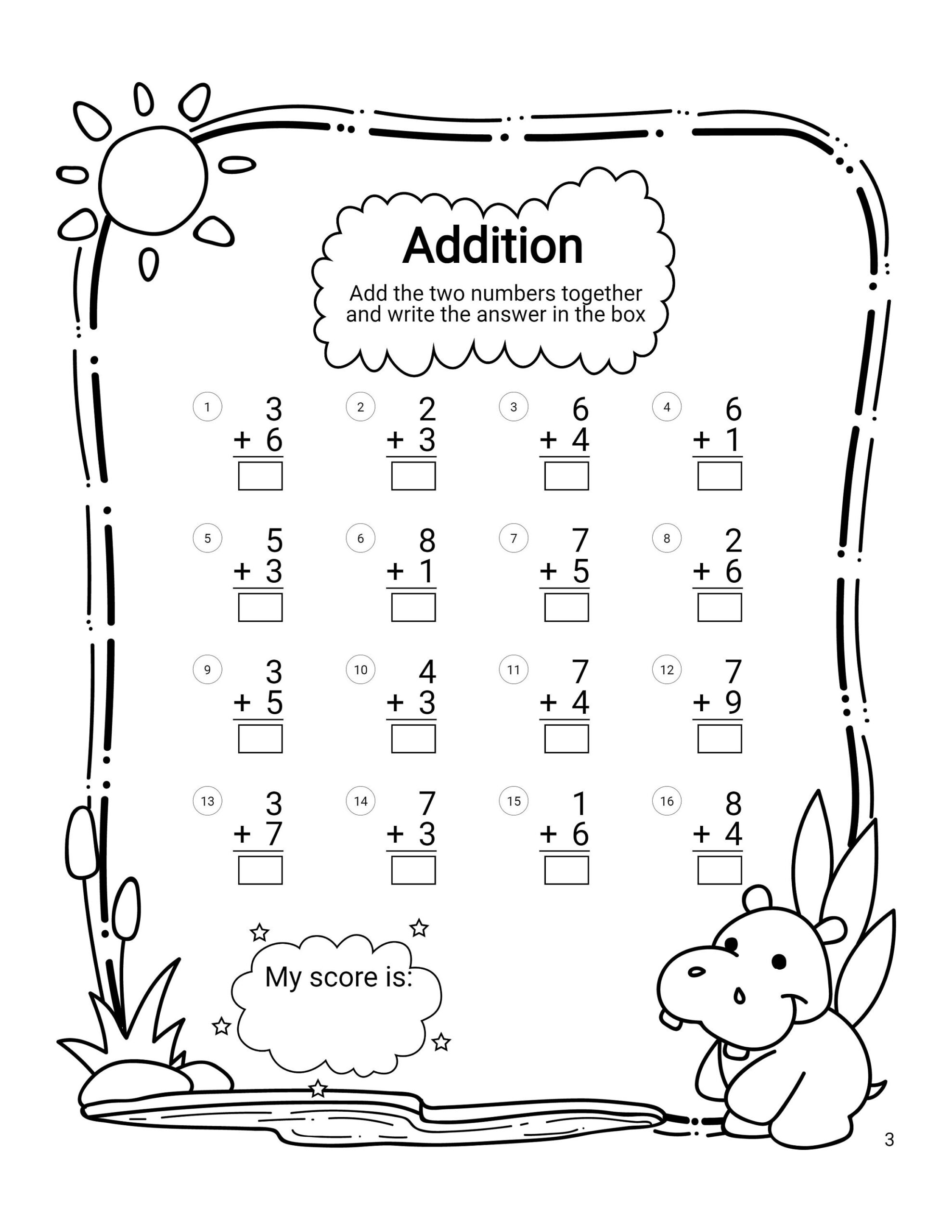 Addition And Subtraction For Kindergarten Worksheets Kindergarten Addition And Subtraction For Kindergarten Worksheets Kindergarten