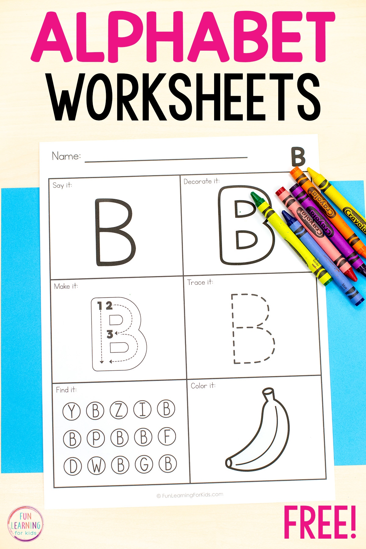 Alphabet Activity Sheets For Kindergarten - Kindergarten Worksheets