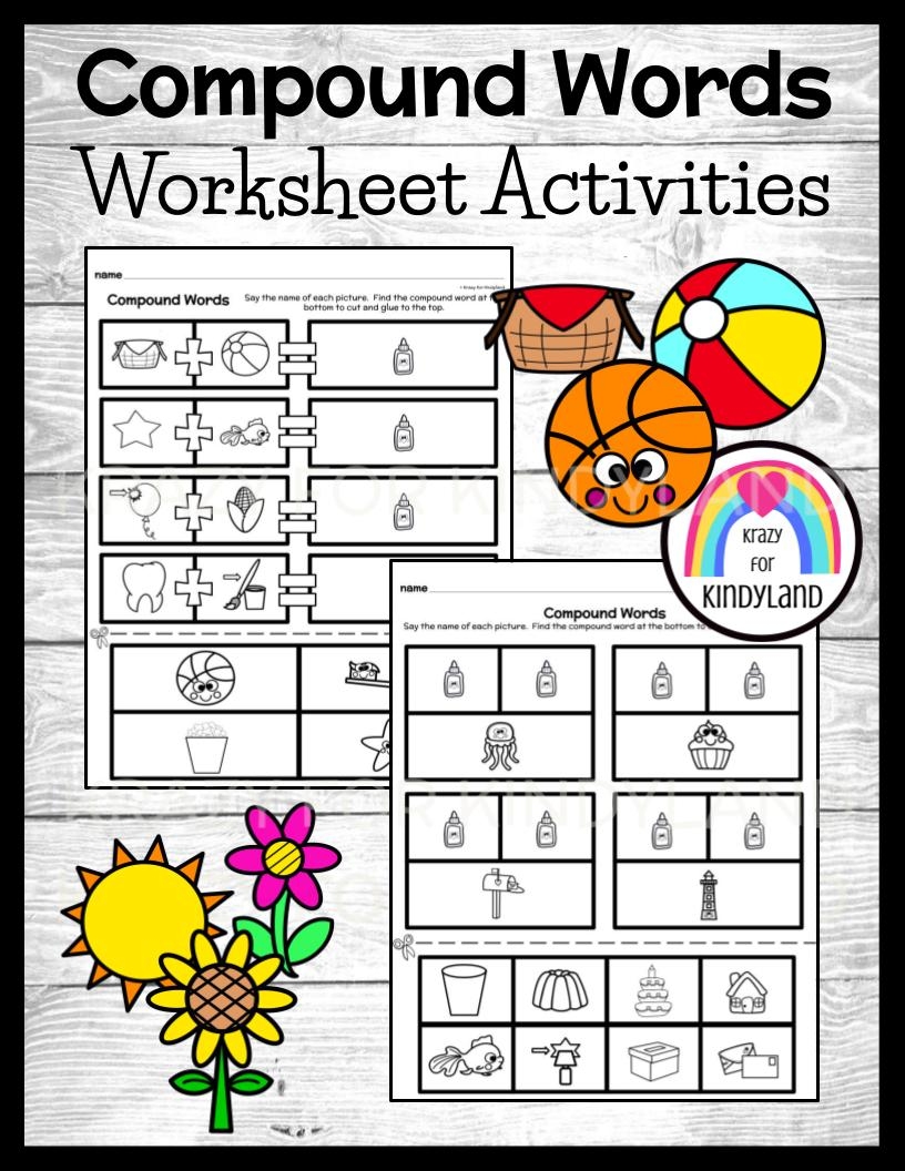 Compound Words Worksheet For Kindergarten - Kindergarten Worksheets