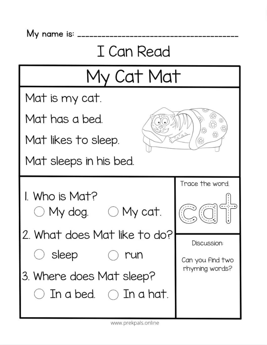 Easy Reading Passages For Kindergarten - Kindergarten Worksheets