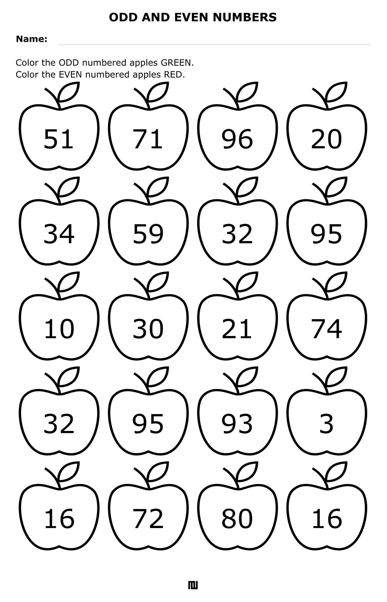 Even Numbers Worksheets For Kindergarten - Kindergarten Worksheets