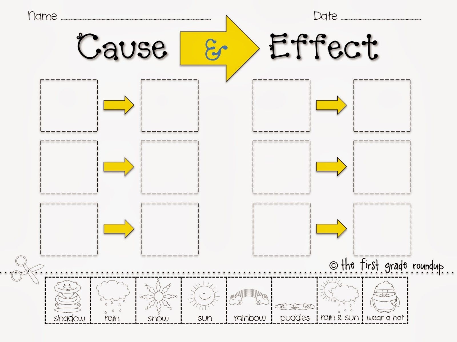 Cause And Effect Kindergarten Worksheet - Kindergarten Worksheets