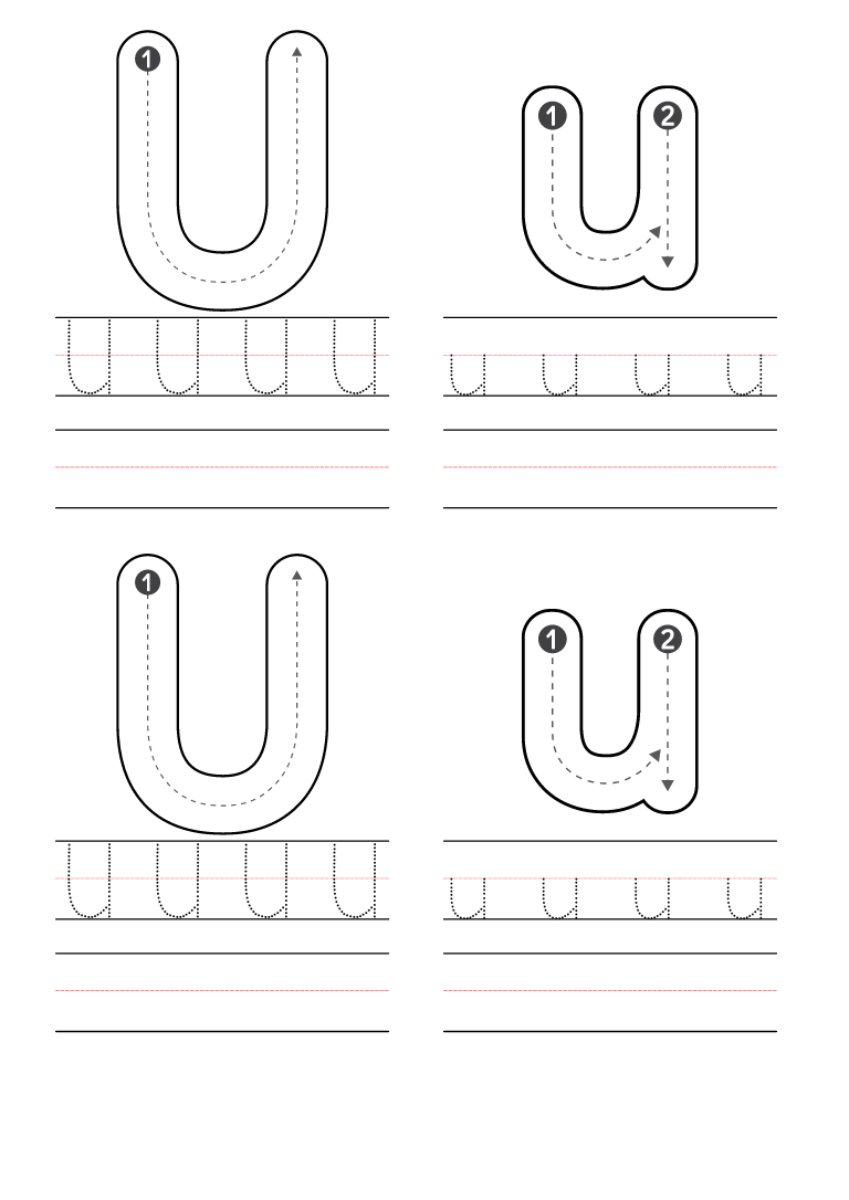 Free Printable Kindergarten Worksheets Letter U - Kindergarten Worksheets