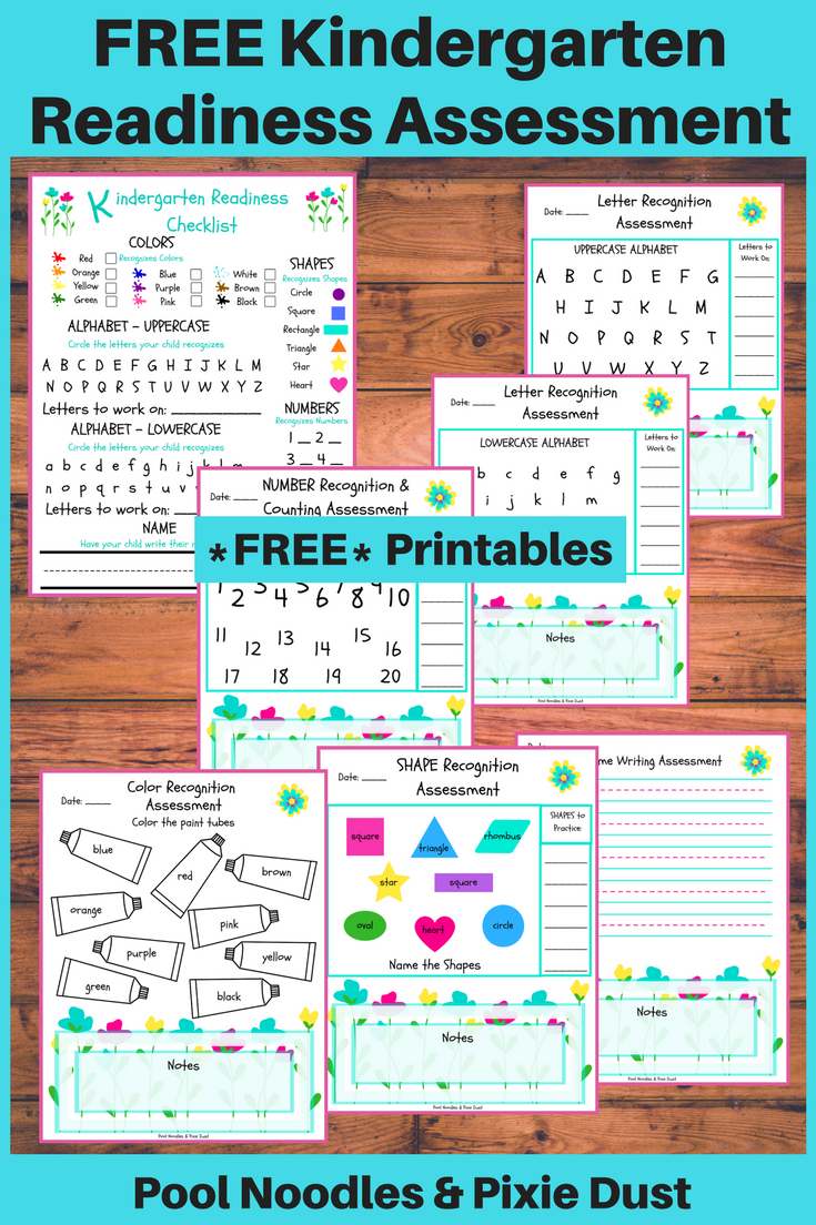 Free Kindergarten Assessment Packet Pdf - Kindergarten Worksheets