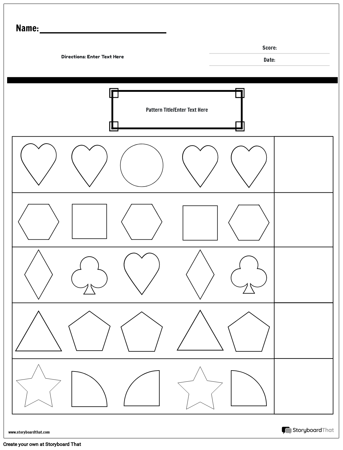 Completing Patterns Worksheets For Kindergarten - Kindergarten Worksheets