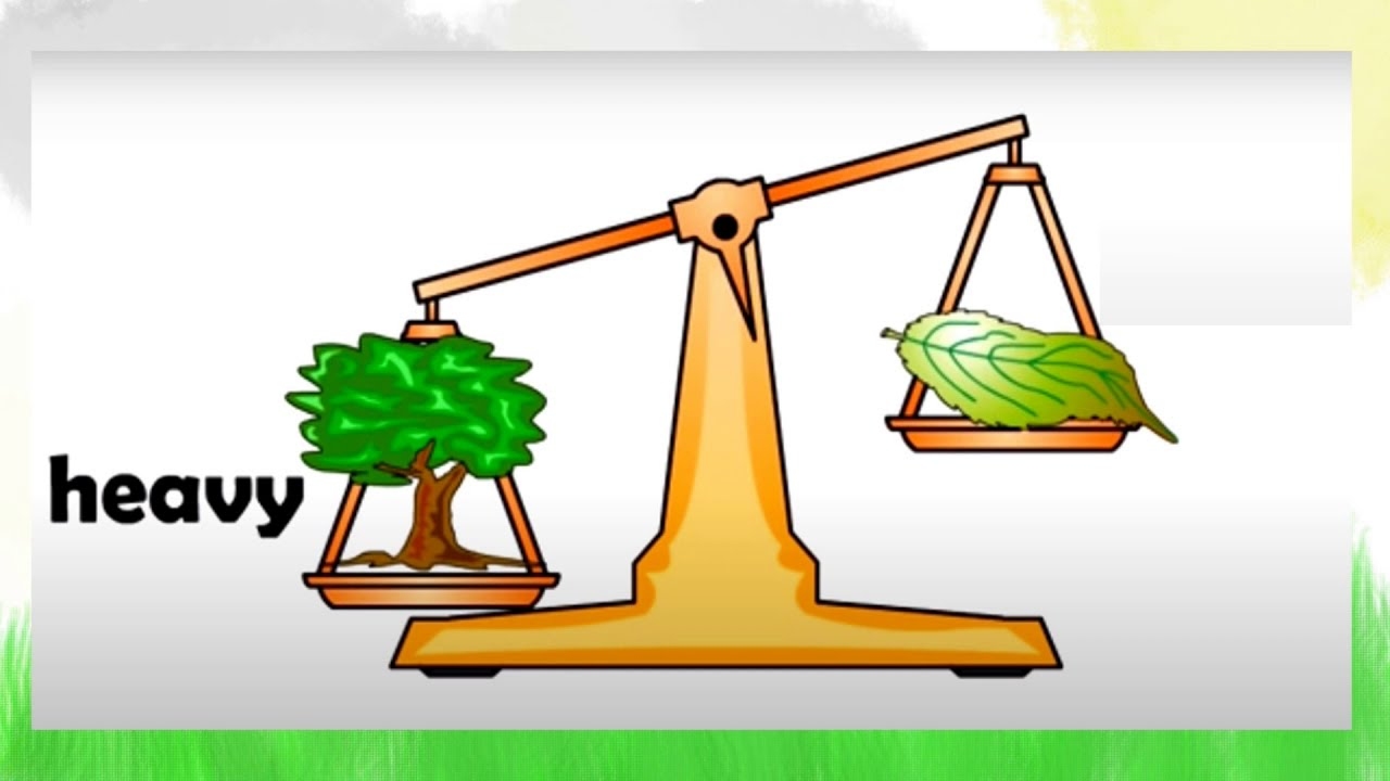 Heavy And Light Pictures For Kindergarten - Kindergarten Worksheets