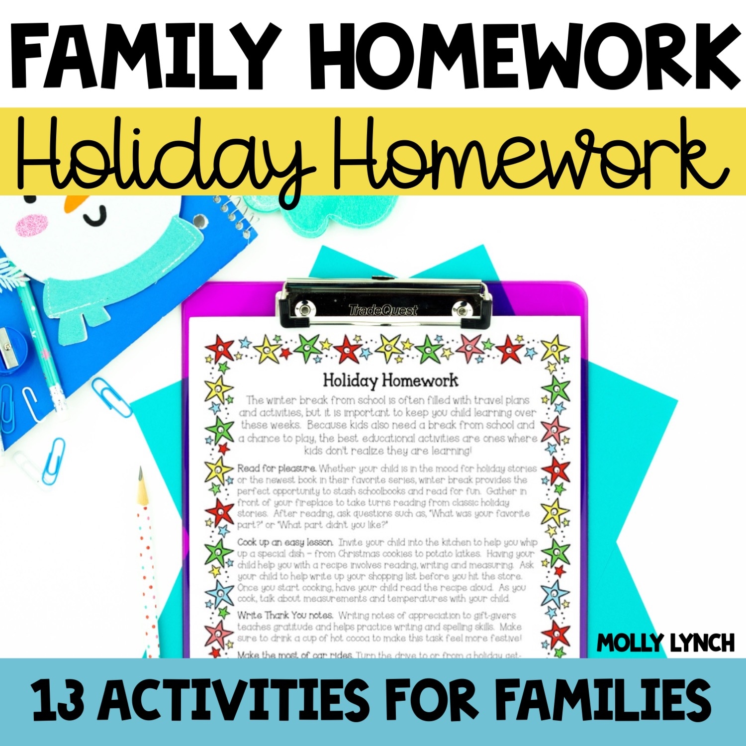 Holiday Homework For Kindergarten - Kindergarten Worksheets