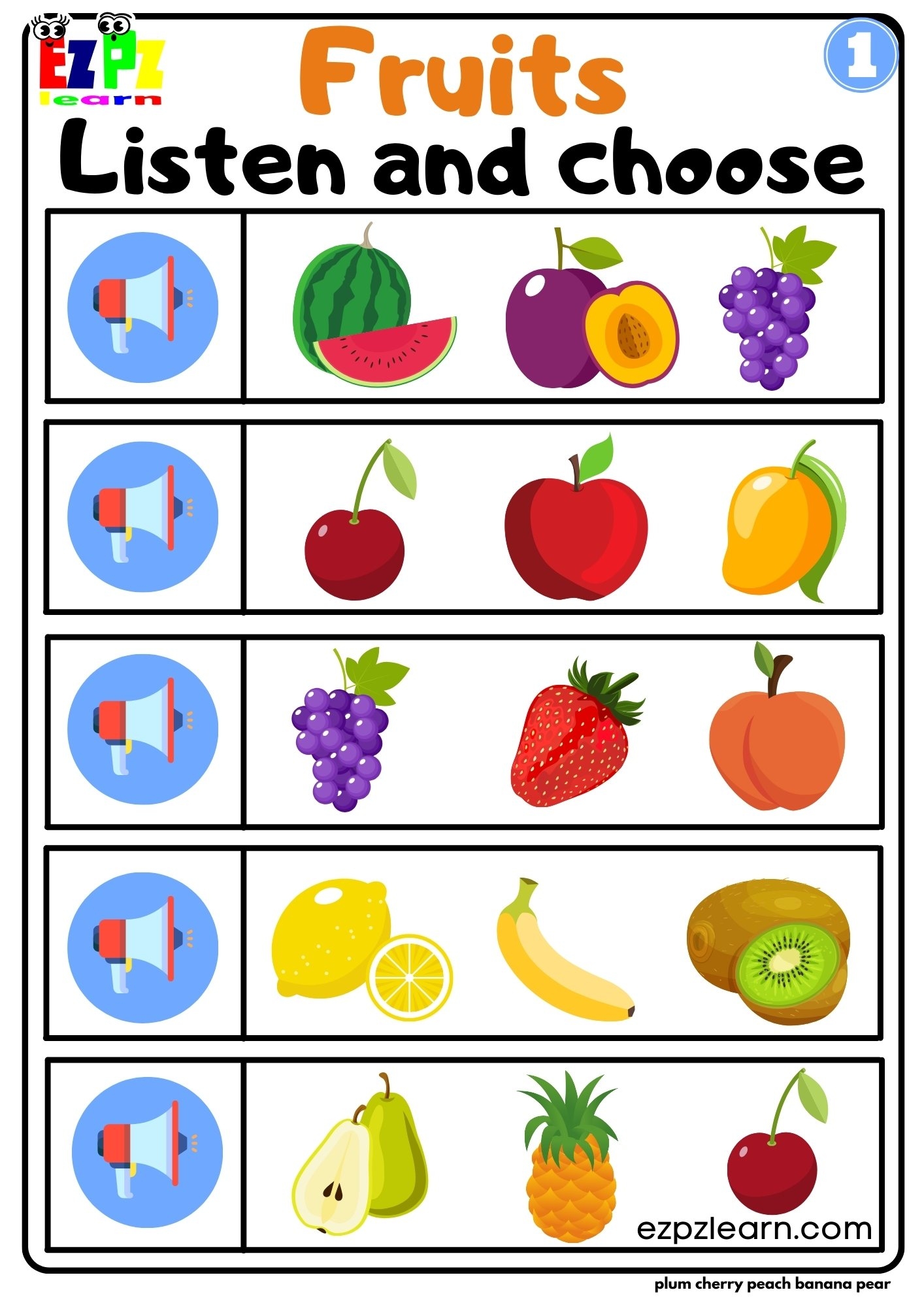 Fruits And Vegetables Worksheets For Kindergarten Pdf - Kindergarten ...