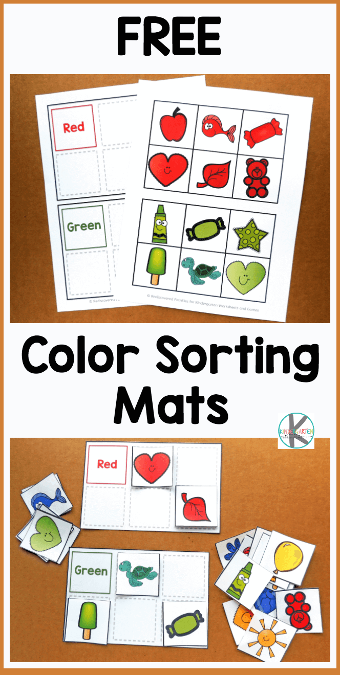 Free Sorting Activities For Kindergarten - Kindergarten Worksheets