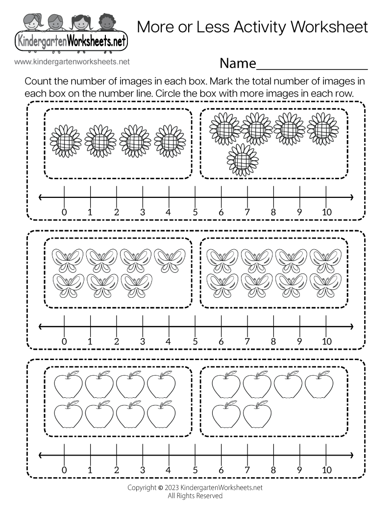 Activity For Kindergarten Worksheet Pdf Free Download - Kindergarten ...