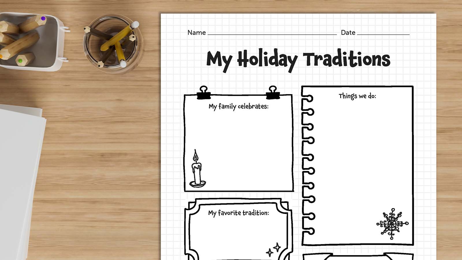 Holiday Homework Activities For Kindergarten - Kindergarten Worksheets