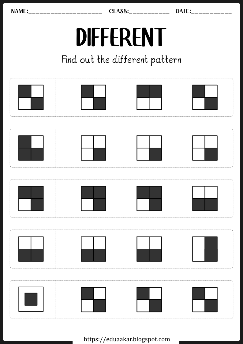Cognitive Worksheets For Kindergarten - Kindergarten Worksheets