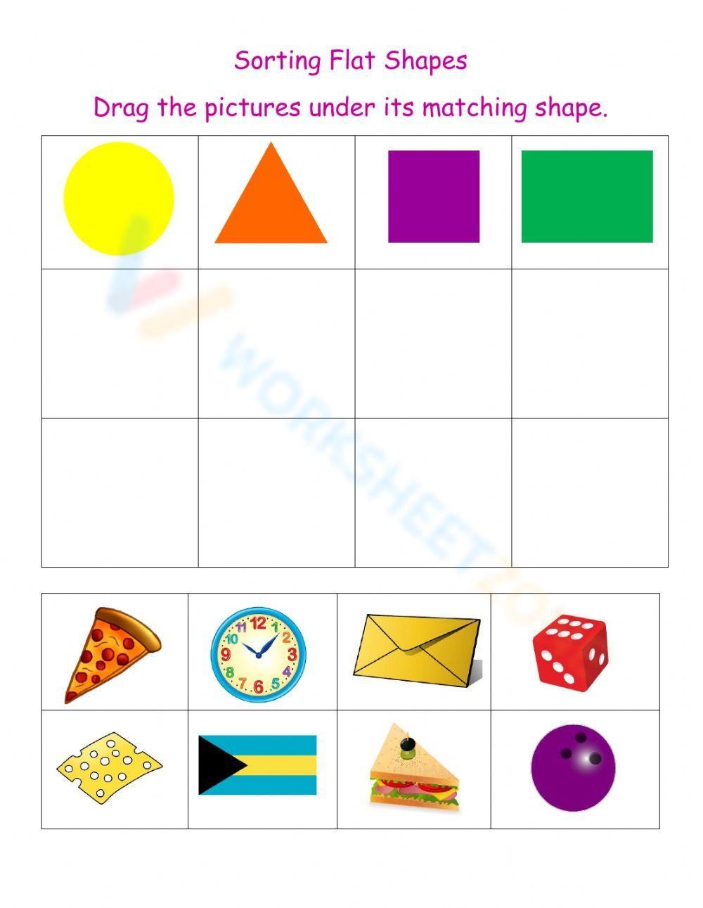 Flat Vs Solid Shapes Kindergarten Worksheet - Kindergarten Worksheets Flat Vs Solid Shapes Kindergarten Worksheet - Kindergarten Worksheets