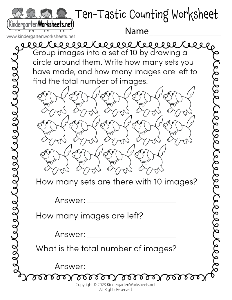 How Many Kindergarten Worksheets - Kindergarten Worksheets