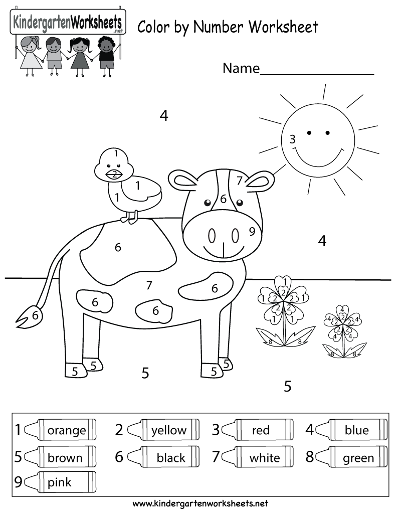 English Worksheets For Kindergarten Colors - Kindergarten Worksheets