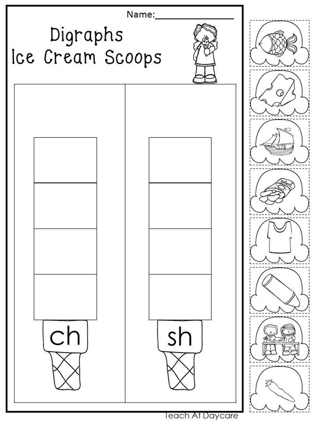 Digraphs Worksheets For Kindergarten - Kindergarten Worksheets