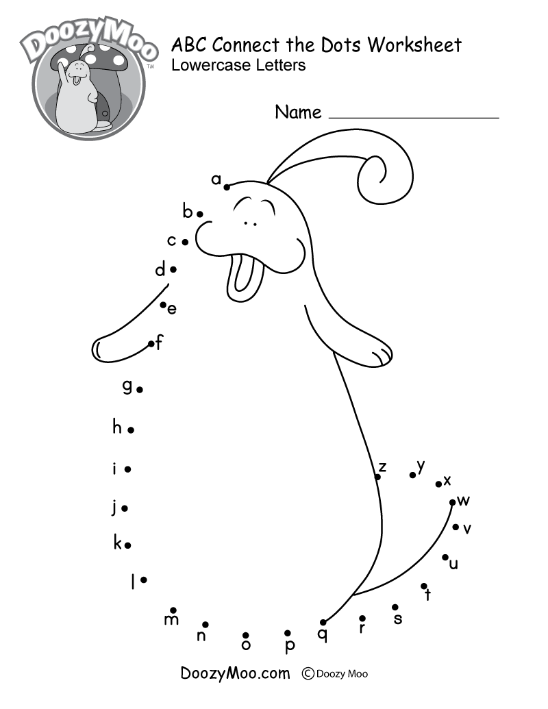 Connect The Dots Worksheets Kindergarten - Kindergarten Worksheets