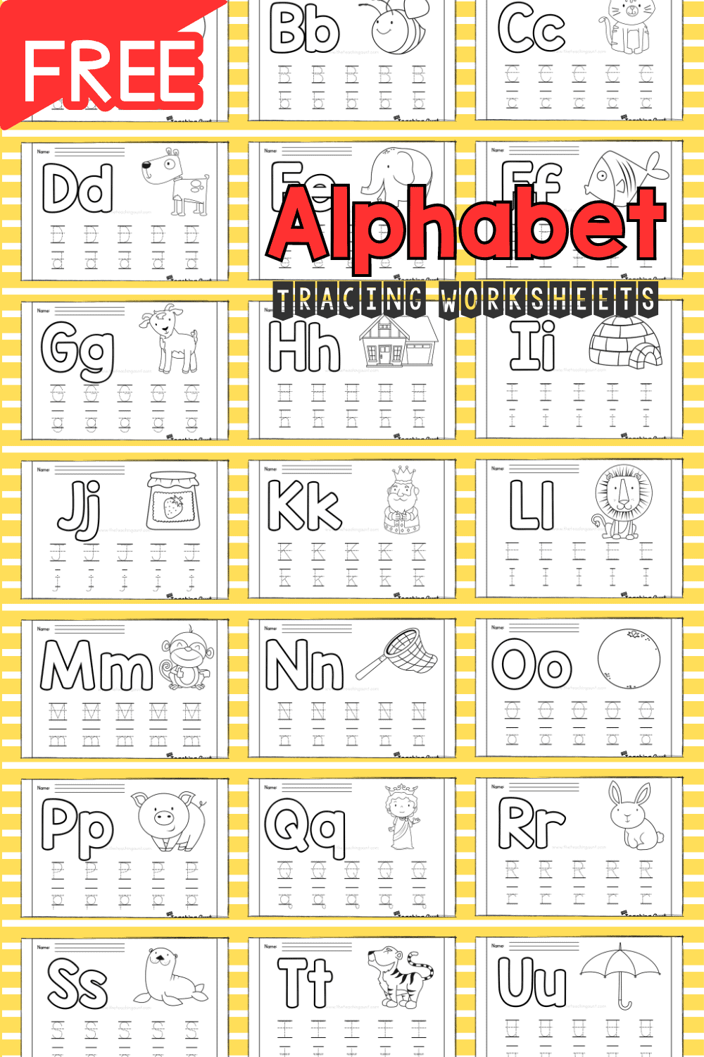 Kindergarten Alphabet Tracing Worksheets - Kindergarten Worksheets