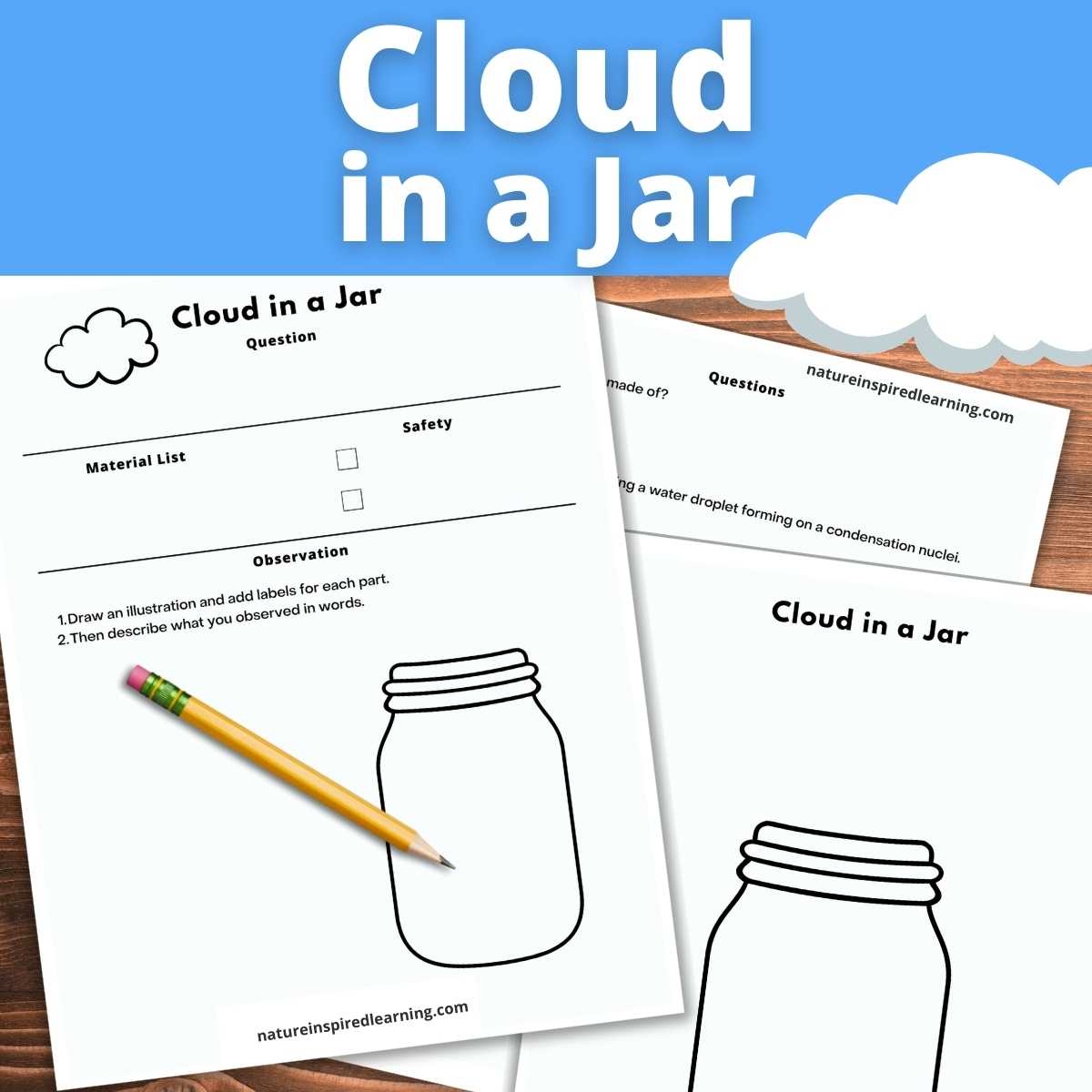 Kindergarten Rain Cloud Experiment Worksheets - Kindergarten Worksheets