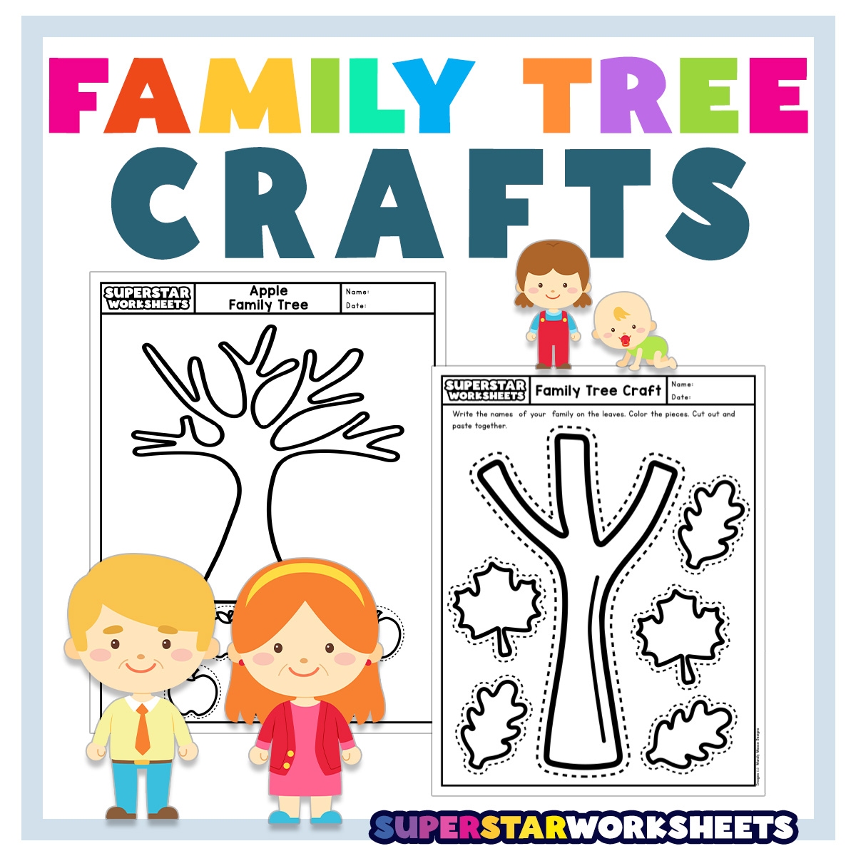 Family Tree Worksheets Kindergarten - Kindergarten Worksheets