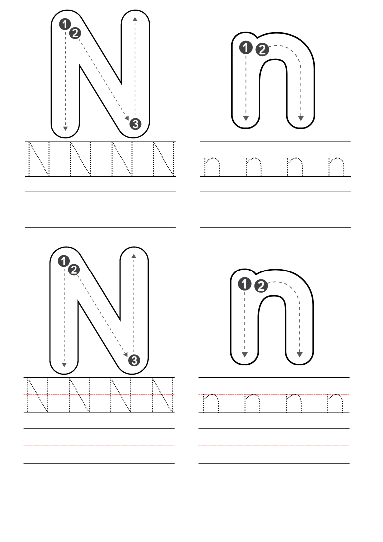 Letter N Worksheets For Kindergarten - Kindergarten Worksheets