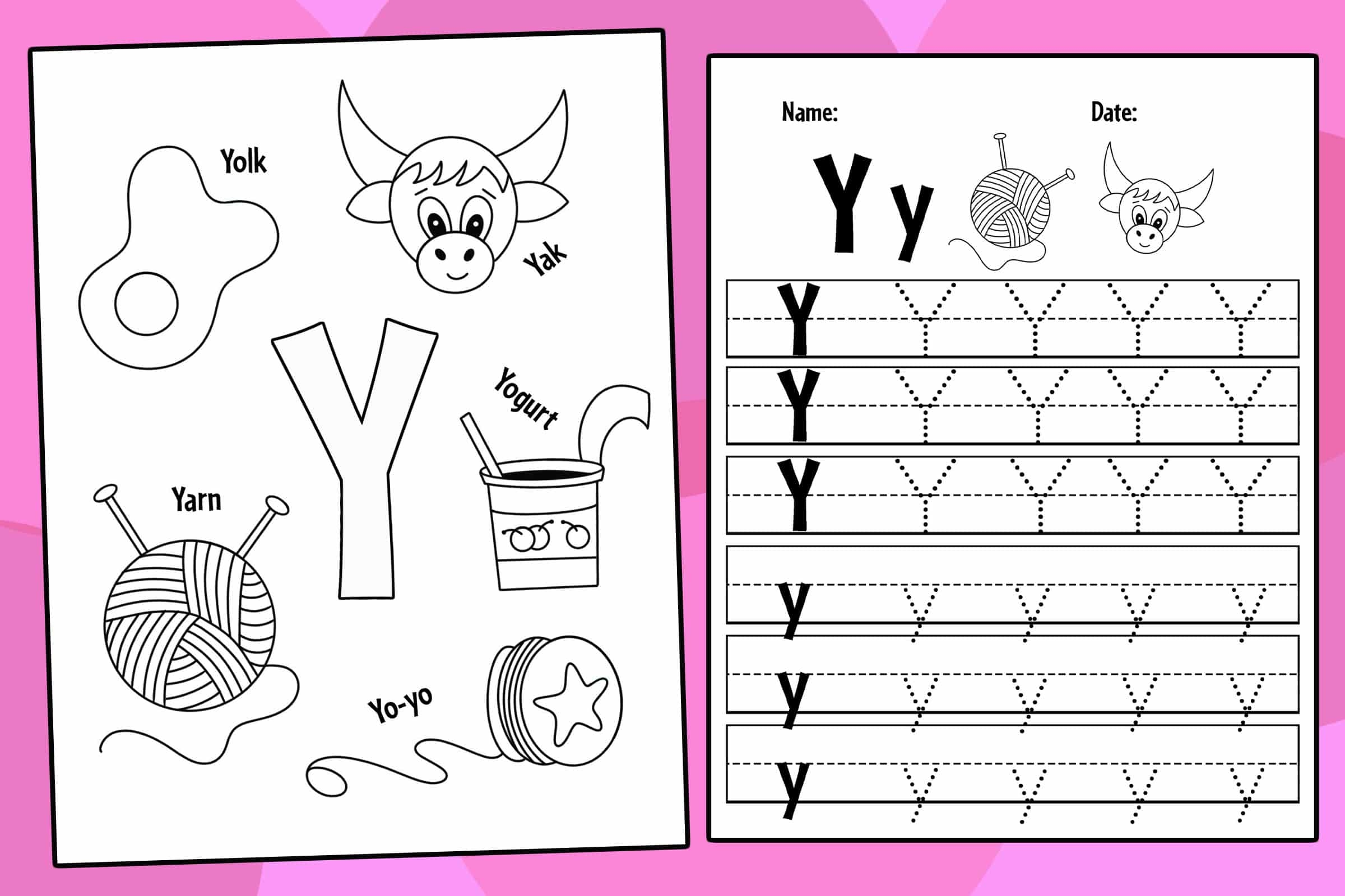 Letter Y Worksheets For Kindergarten - Kindergarten Worksheets