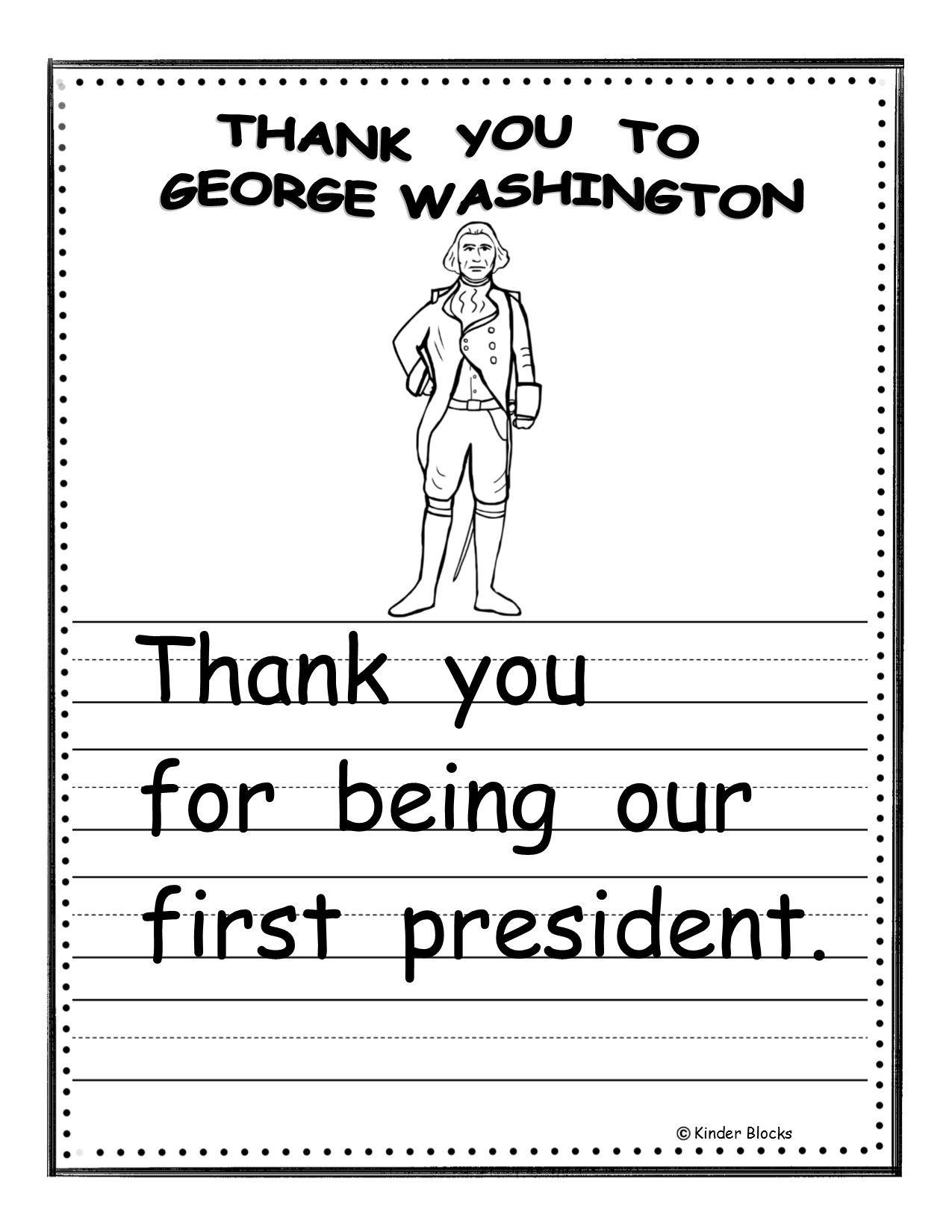 George Washington Kindergarten Worksheets - Kindergarten Worksheets