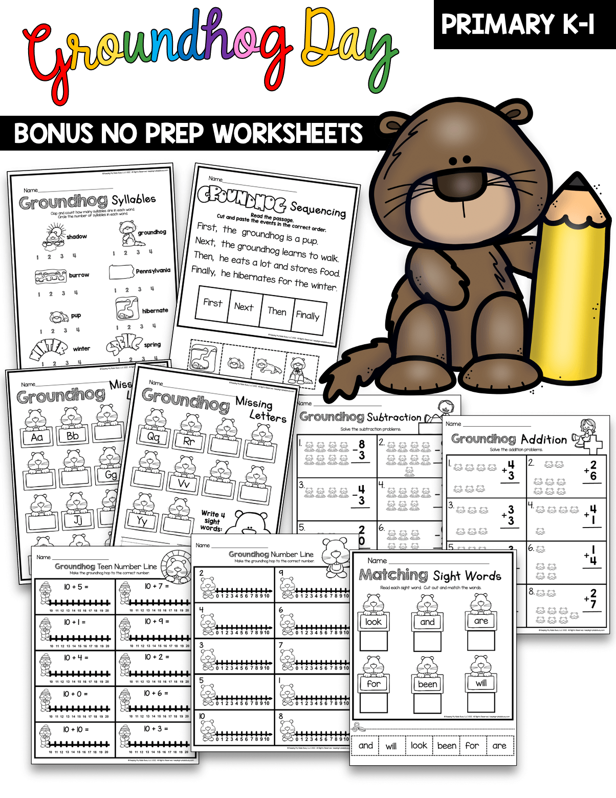 Groundhog Day Kindergarten Worksheets - Kindergarten Worksheets