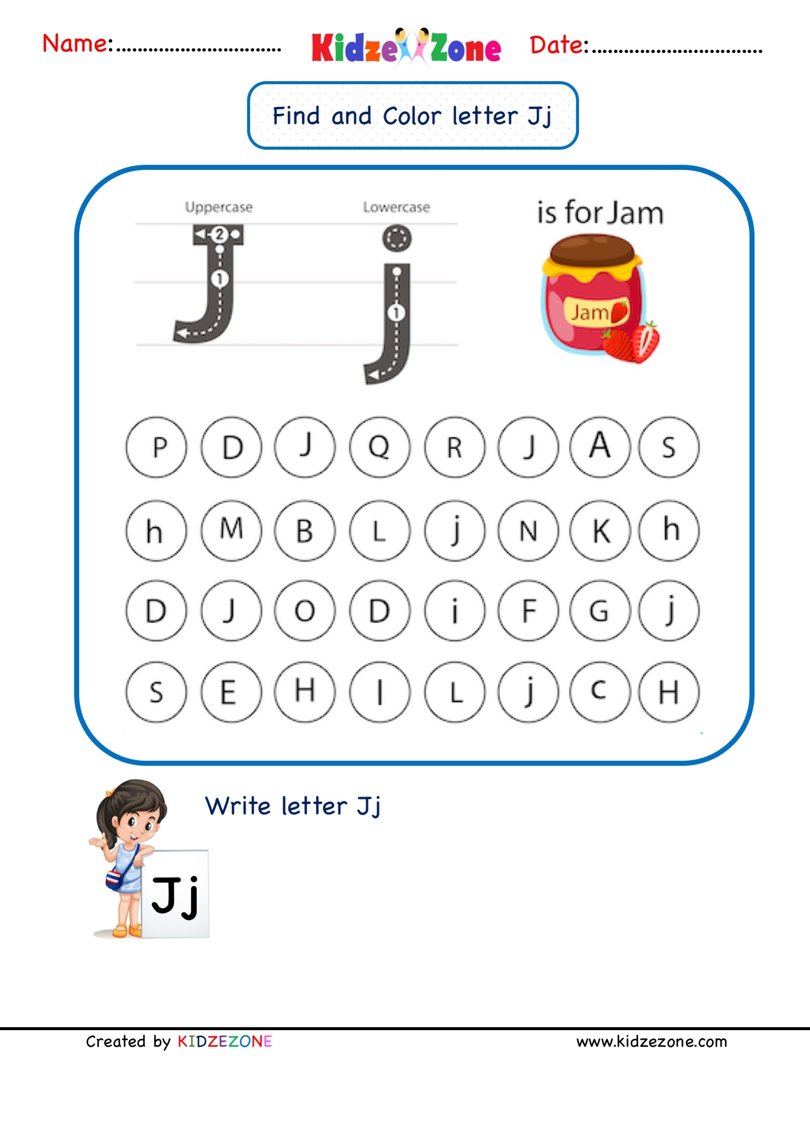Letter J Kindergarten Worksheets - Kindergarten Worksheets