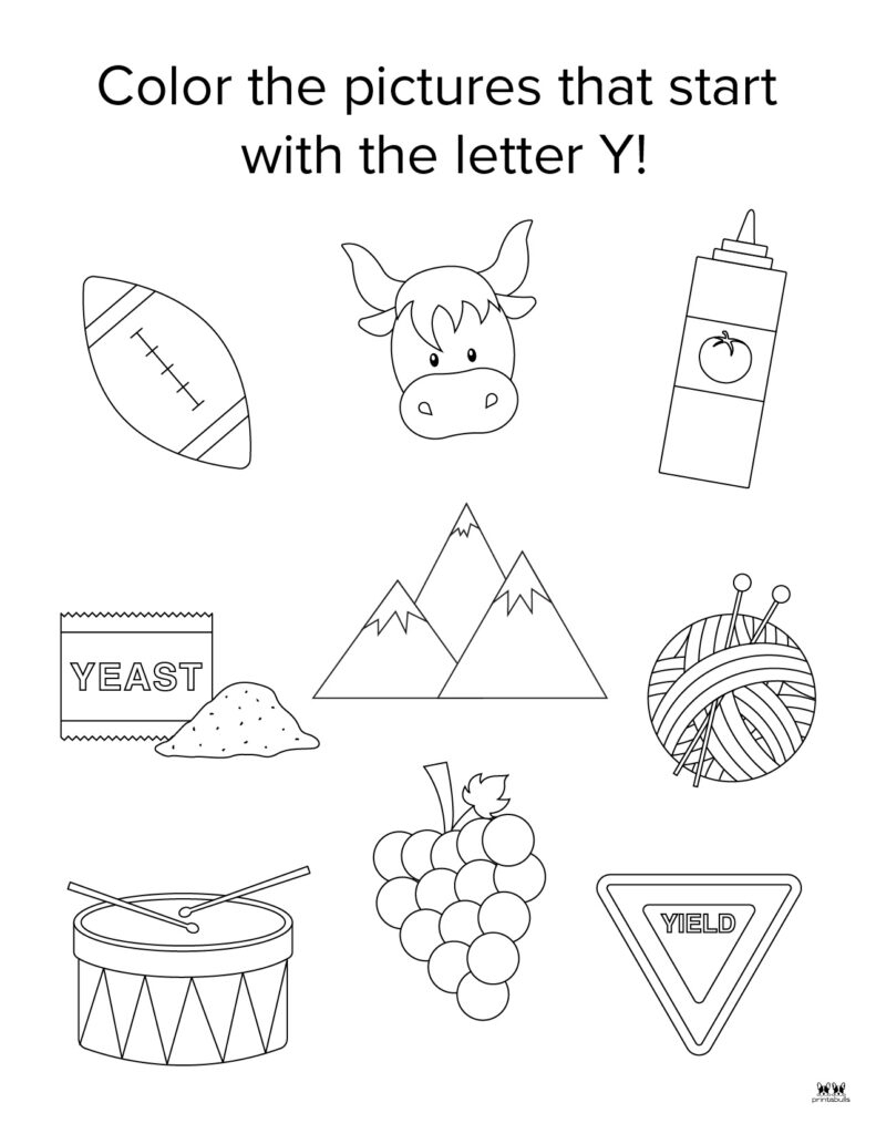 Letter Y Worksheets For Kindergarten - Kindergarten Worksheets
