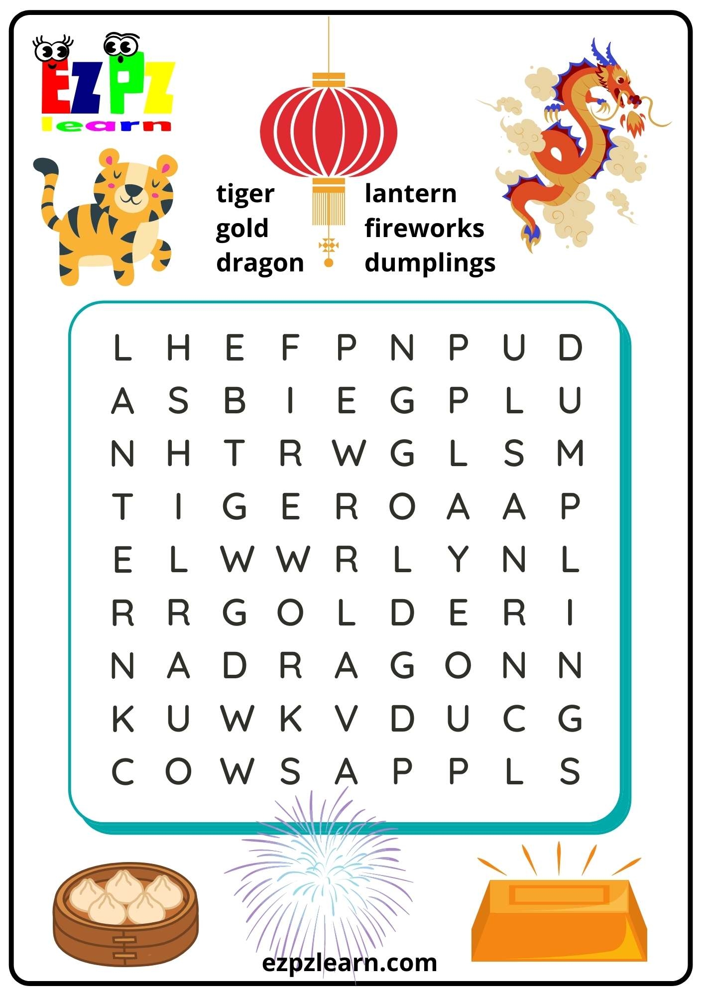 Chinese New Year Worksheets For Kindergarten - Kindergarten Worksheets