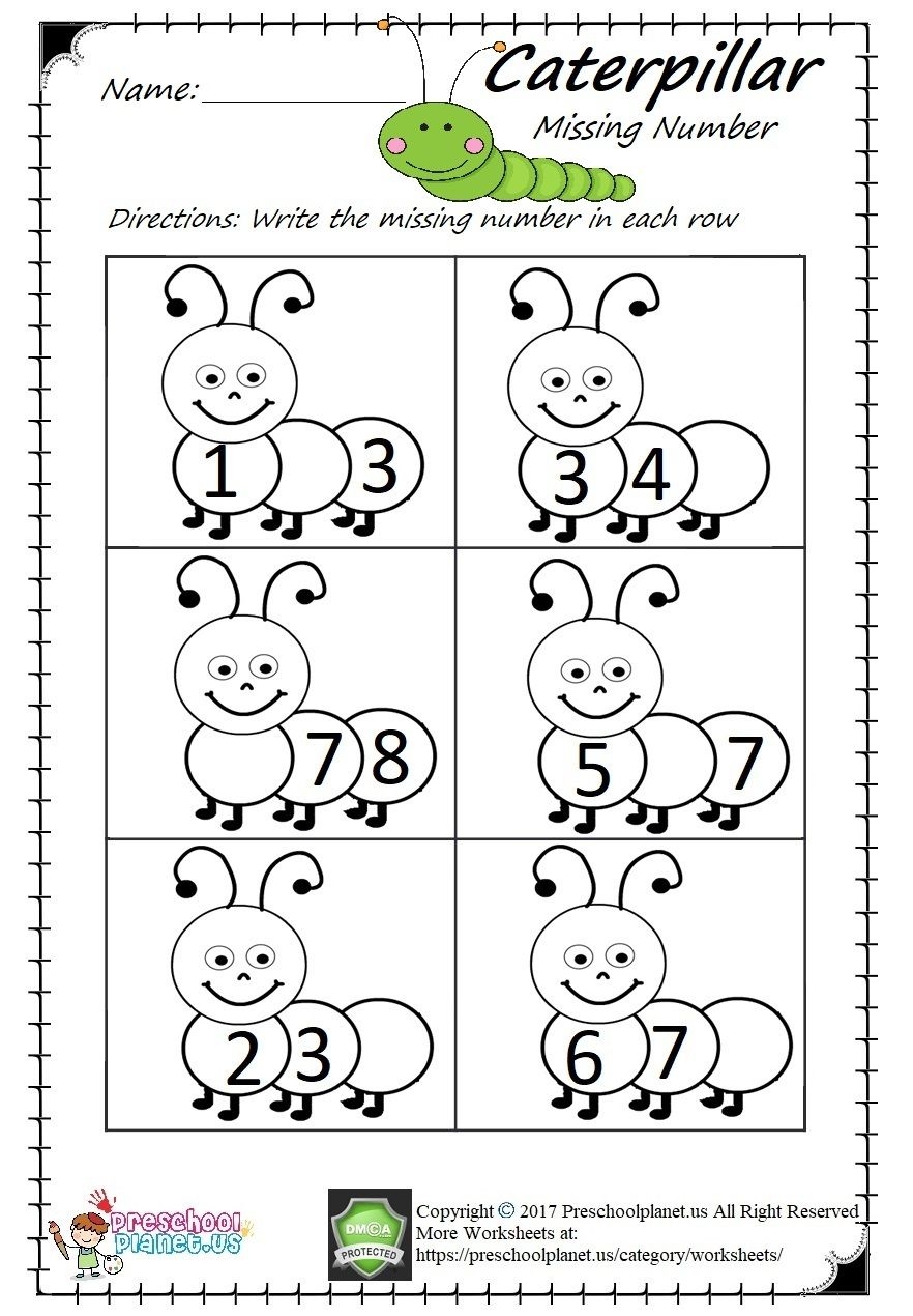 Numbers Worksheets For Kindergarten Pdf - Kindergarten Worksheets