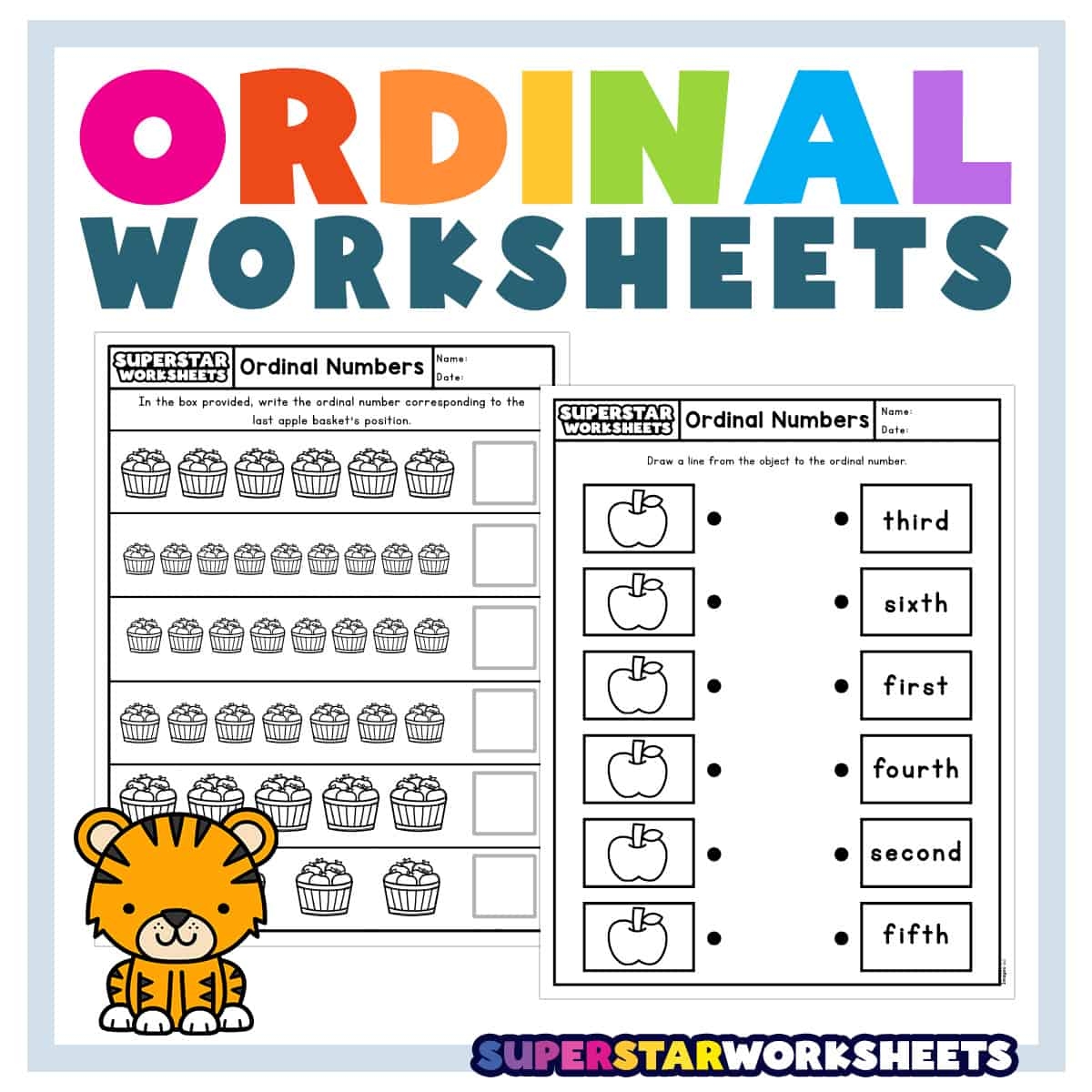 Ordinal Numbers Worksheets For Kindergarten - Kindergarten Worksheets
