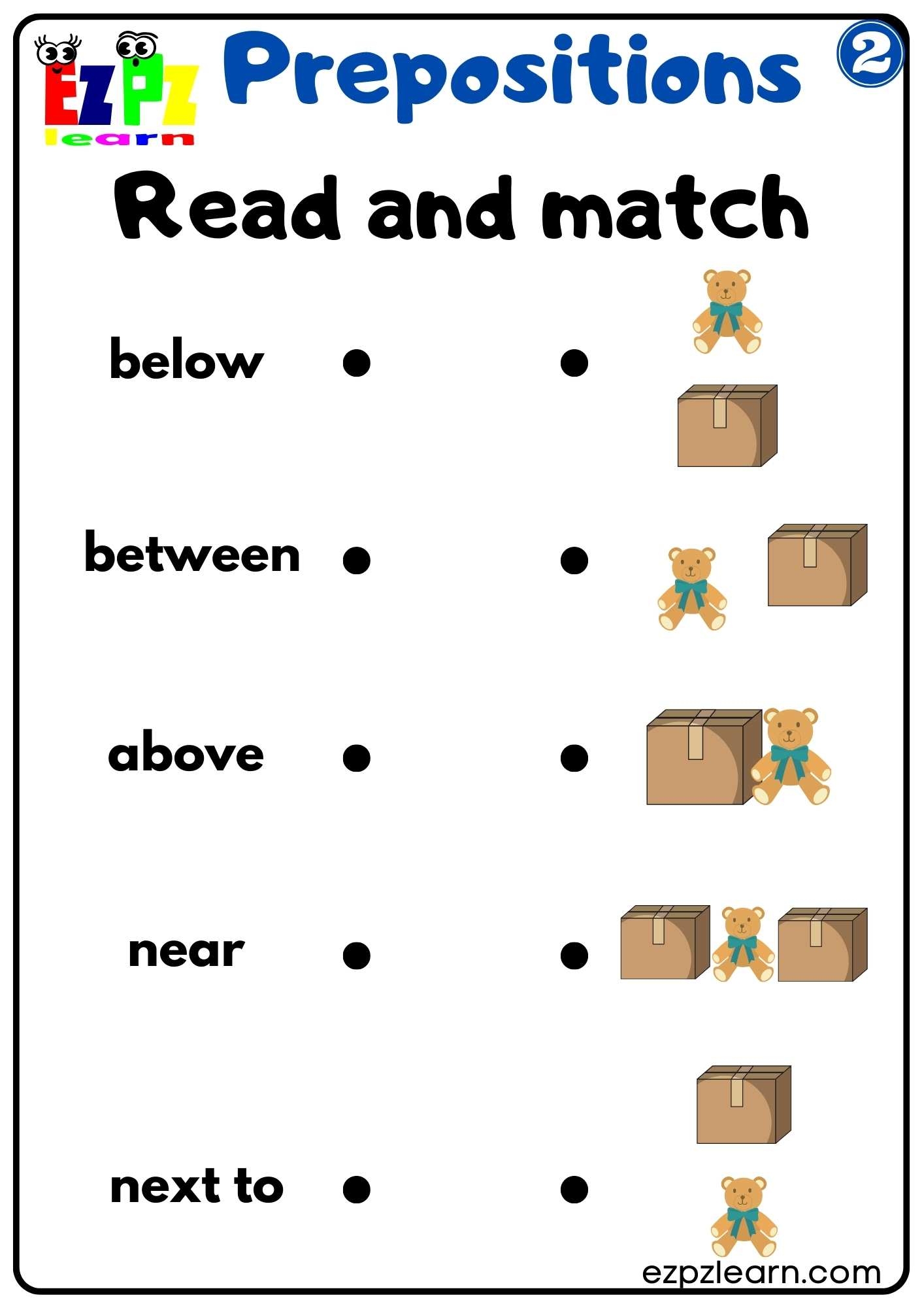 Preposition Worksheets For Kindergarten - Kindergarten Worksheets