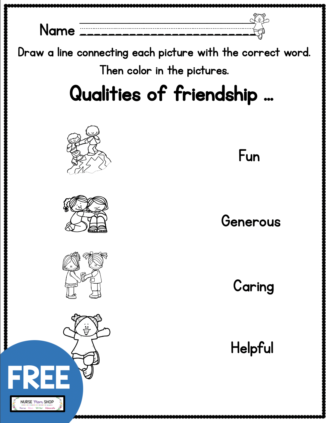 Social Emotional Worksheets For Kindergarten - Kindergarten Worksheets
