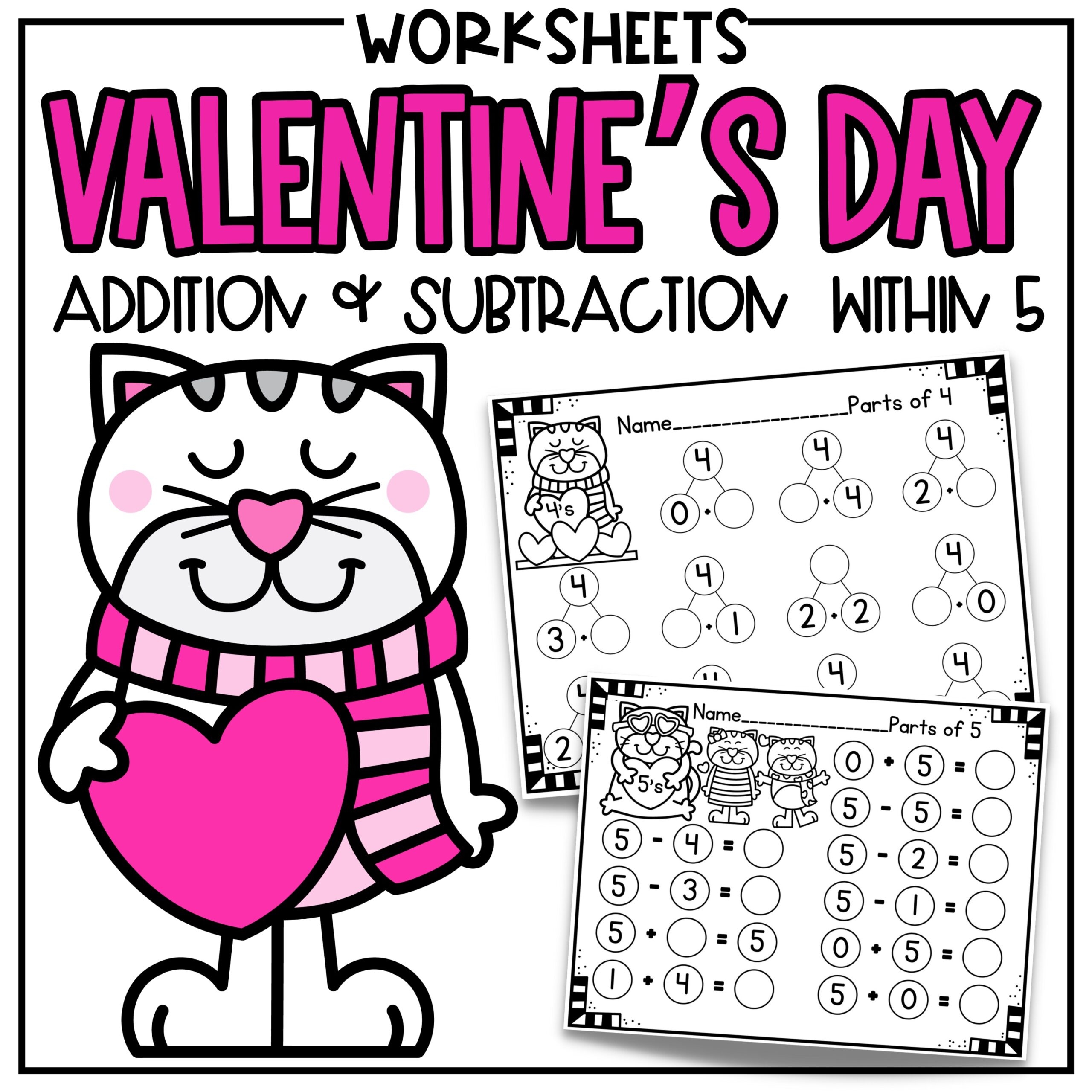 Kindergarten Valentine'S Day Worksheets - Kindergarten Worksheets