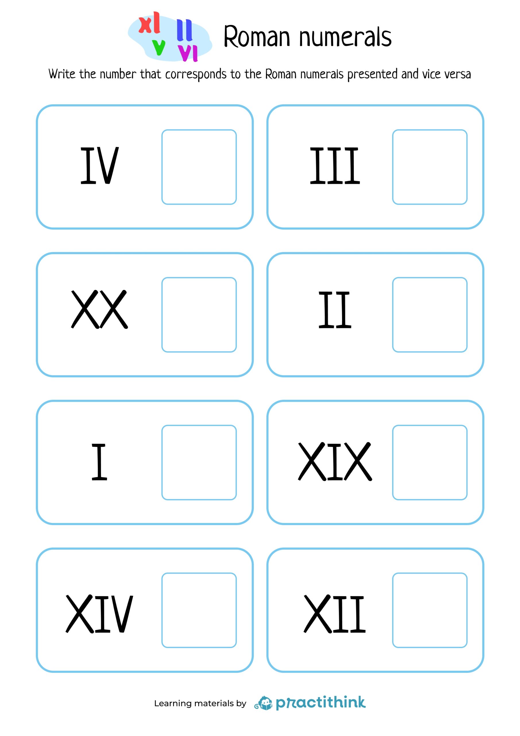 Roman Numerals Worksheets For Kindergarten - Kindergarten Worksheets