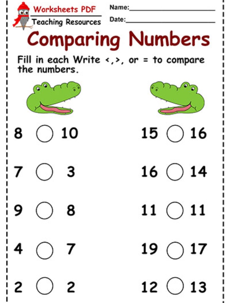 Free More Than Less Than Worksheets Kindergarten Kindergarten Worksheets Free More Than Less Than Worksheets Kindergarten Kindergarten Worksheets