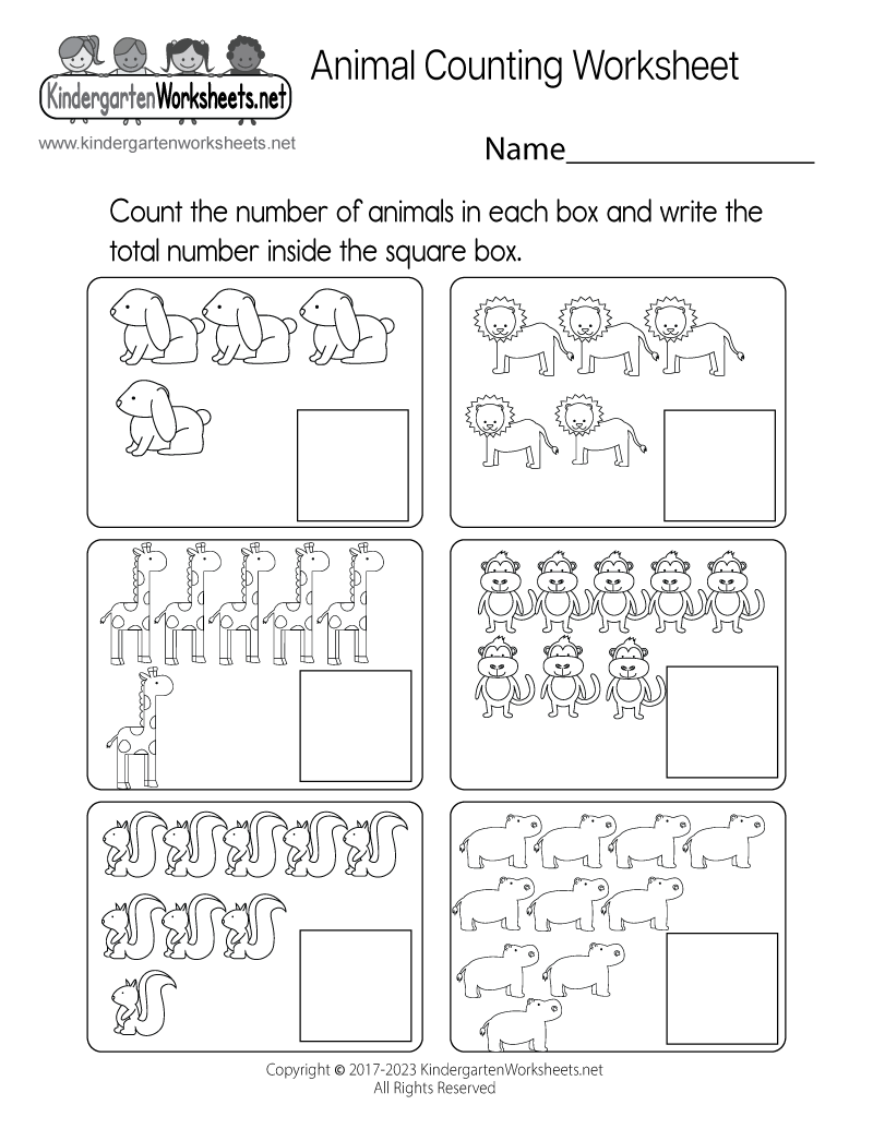 Counting On Kindergarten Worksheets - Kindergarten Worksheets