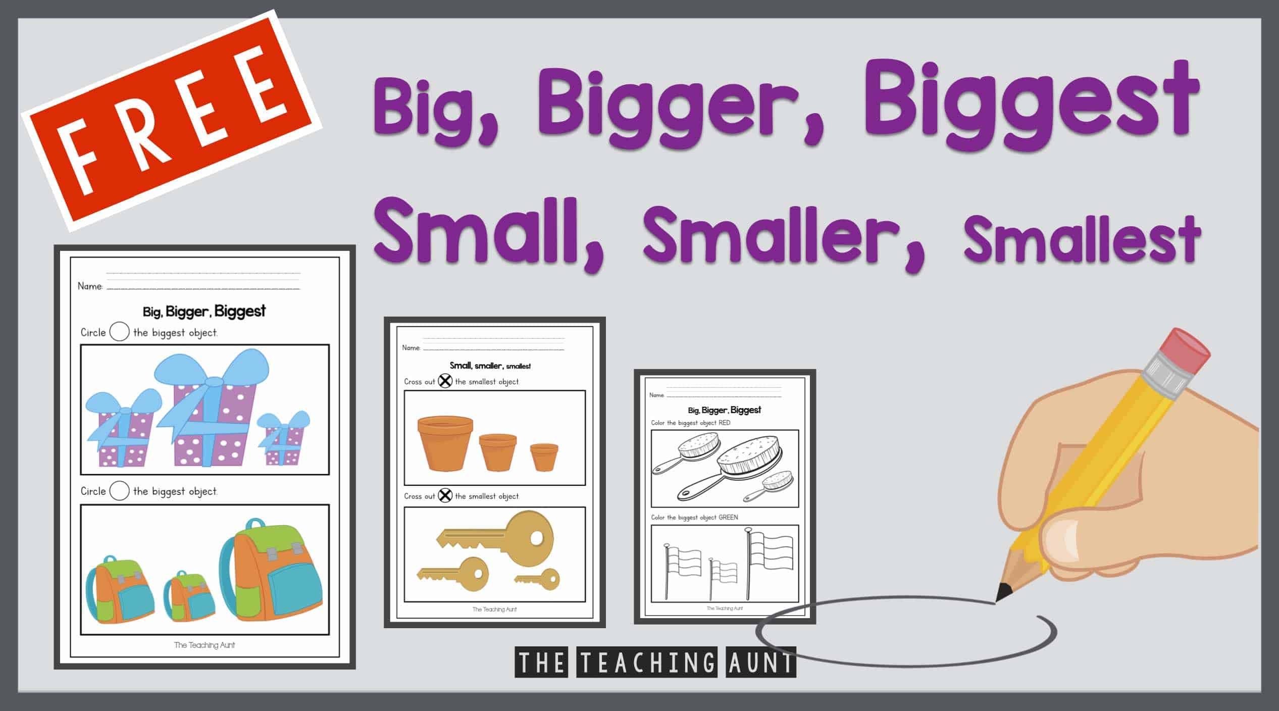 Big Bigger Biggest Worksheet For Kindergarten - Kindergarten Worksheets