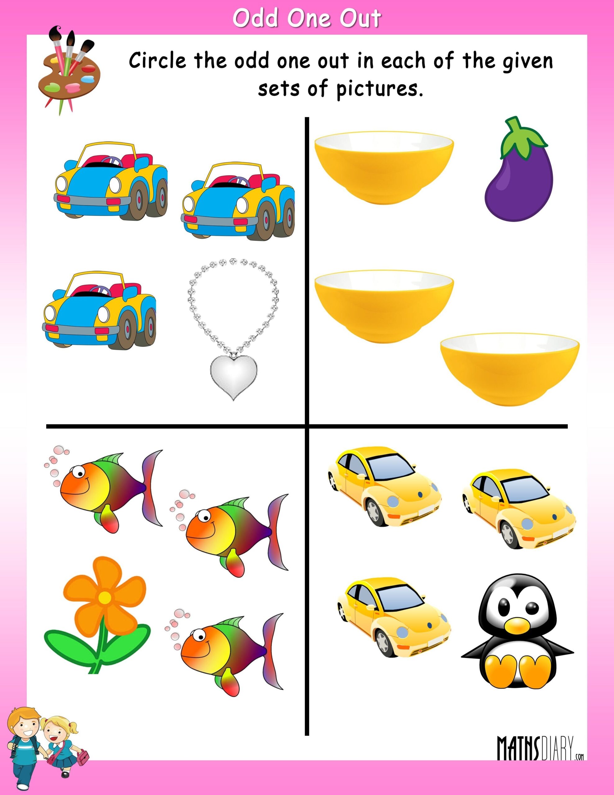 Comparison Worksheet For Ukg - Kindergarten Worksheets