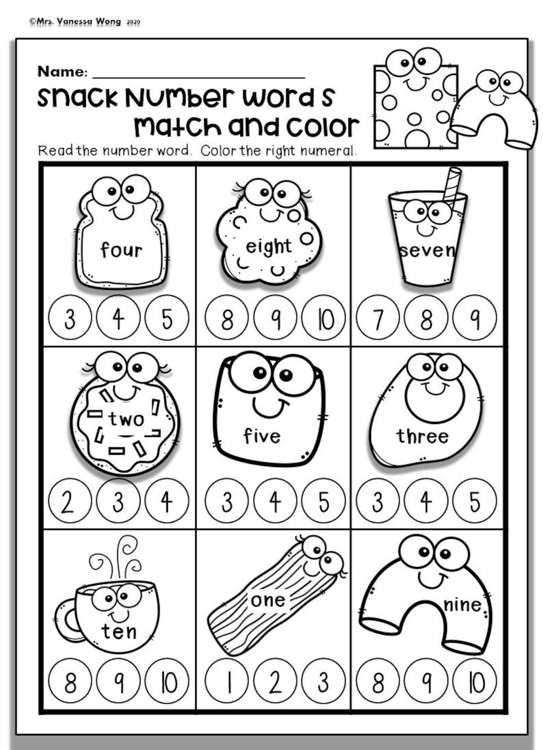 Counting 1 To 10 Worksheets Kindergarten - Kindergarten Worksheets