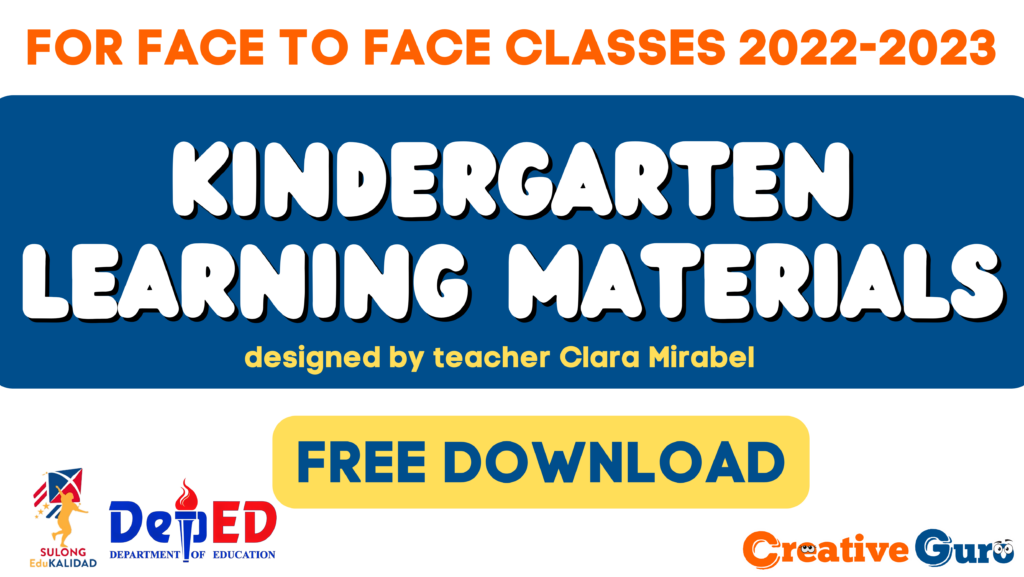 Deped Kindergarten Worksheets Pdf Free Download - Kindergarten Worksheets