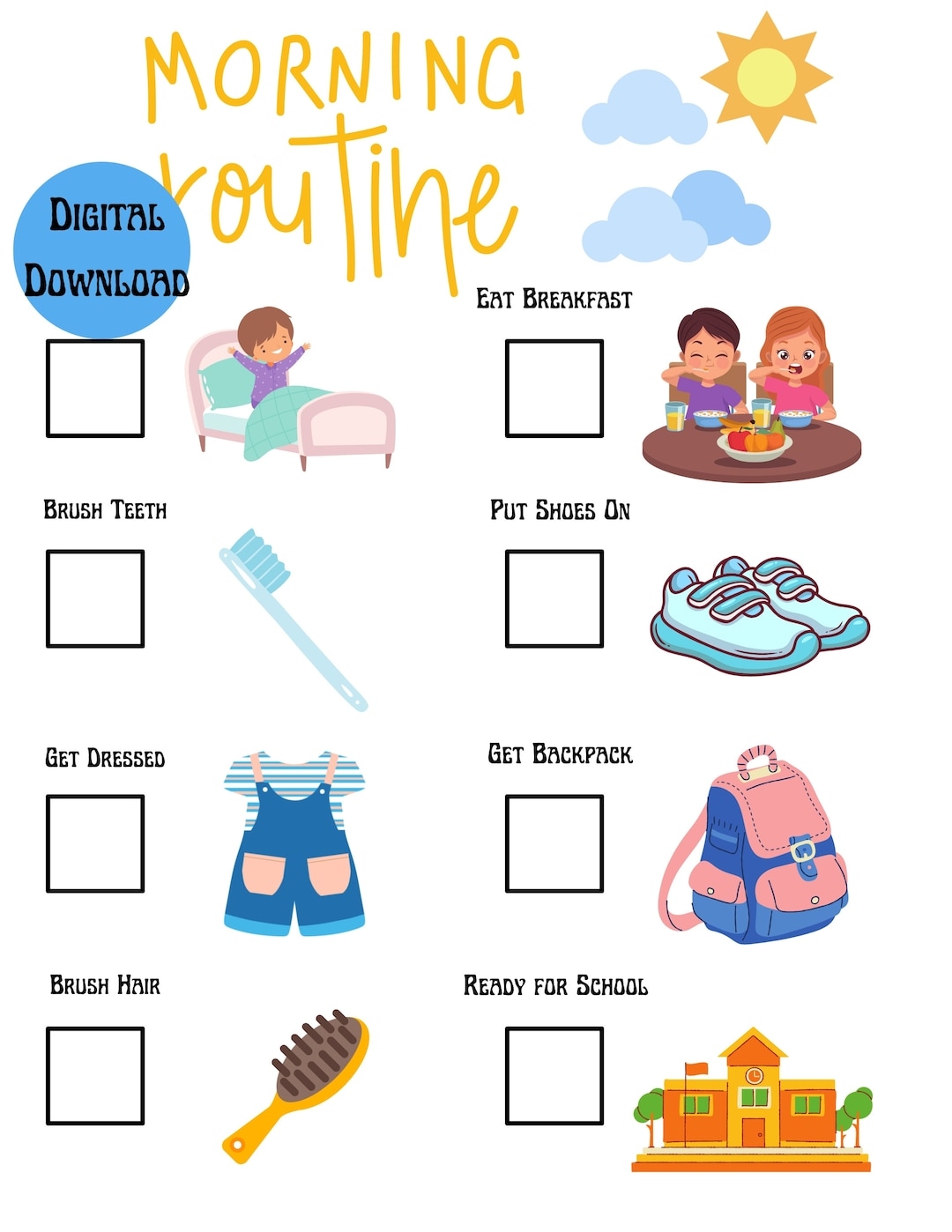 Daily Routine Worksheet For Kindergarten - Kindergarten Worksheets