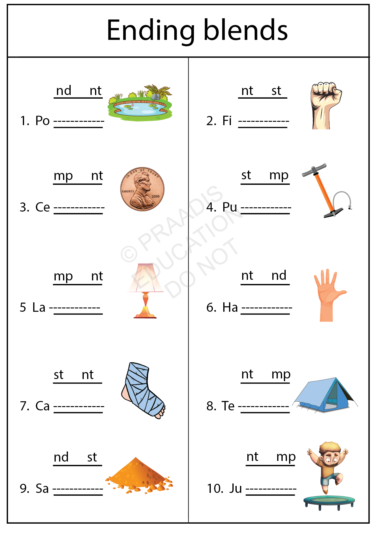 Class Kg 1 English Worksheet - Kindergarten Worksheets