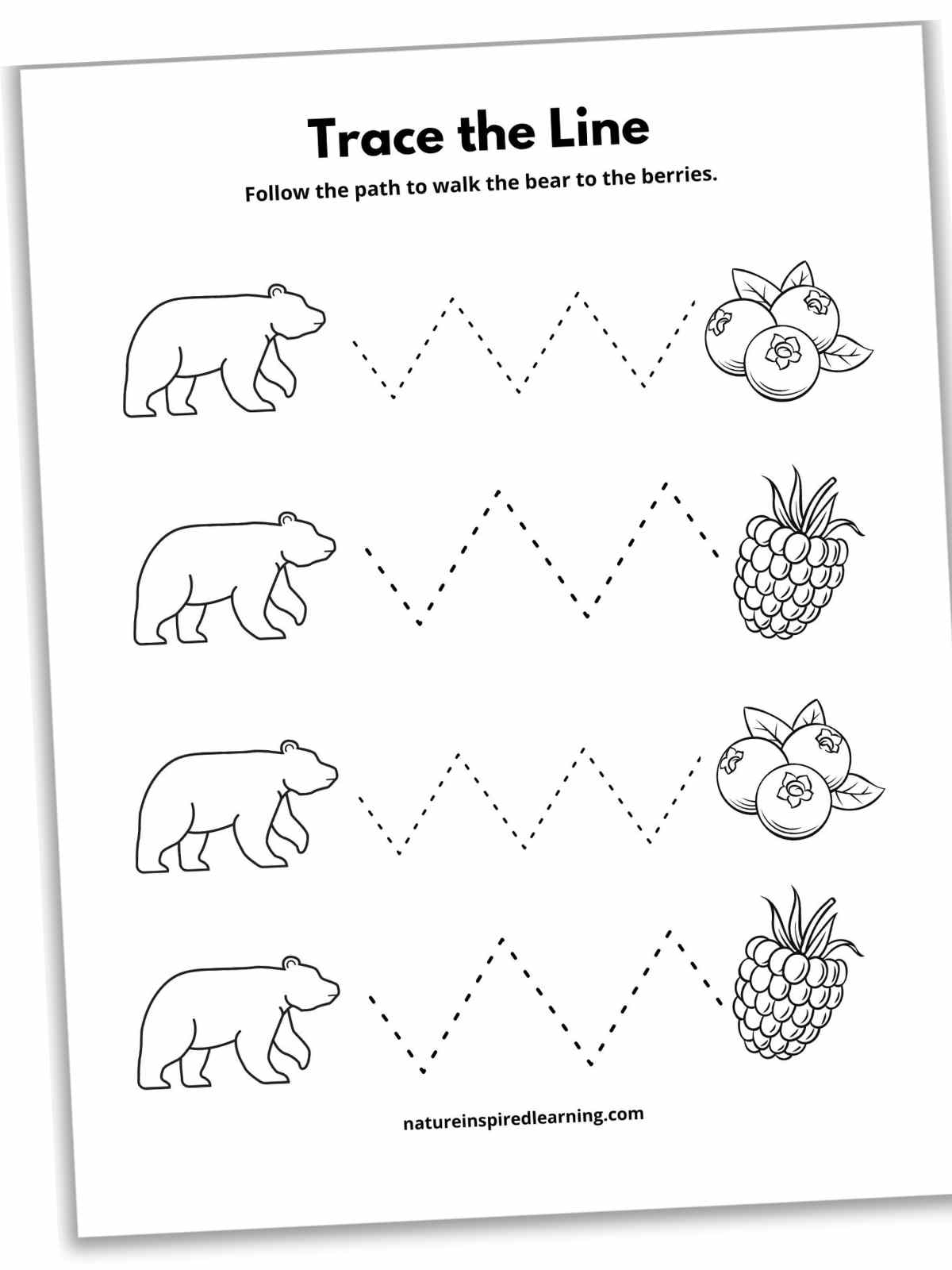 Kindergarten Trace Dotted Lines Worksheets - Kindergarten Worksheets